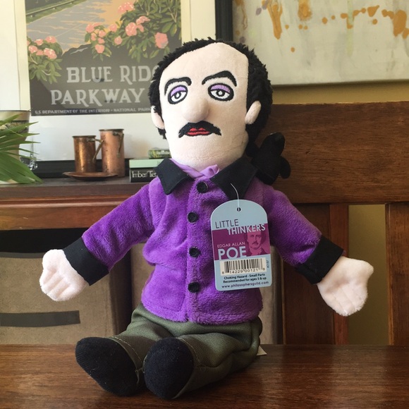 Edgar Allan Poe | Other | Nwt Edgar Allan Poe Plush Plushie Doll ...